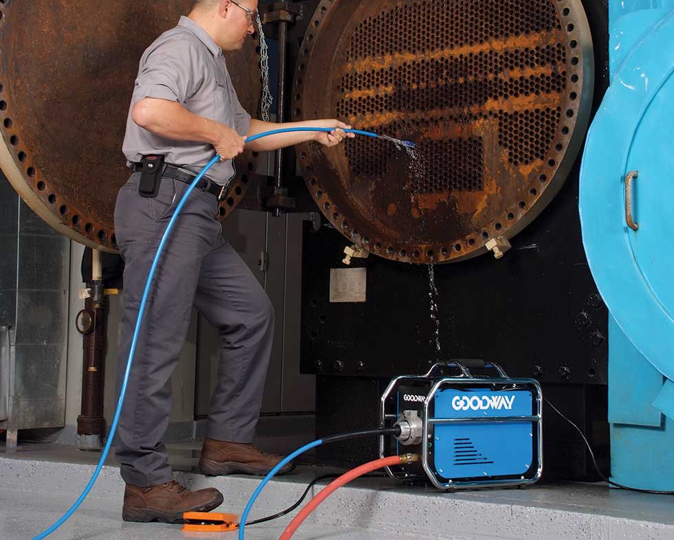 Goodway RAM Pro Tube Cleaner from Industrial Boilerhouse Supplies Ltd