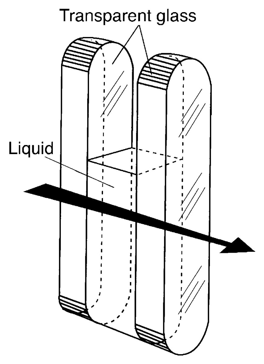 B7 Transparent Level Glass 280mm x 34mm x 17.5mm C/W Gaskets from IBHS Ltd