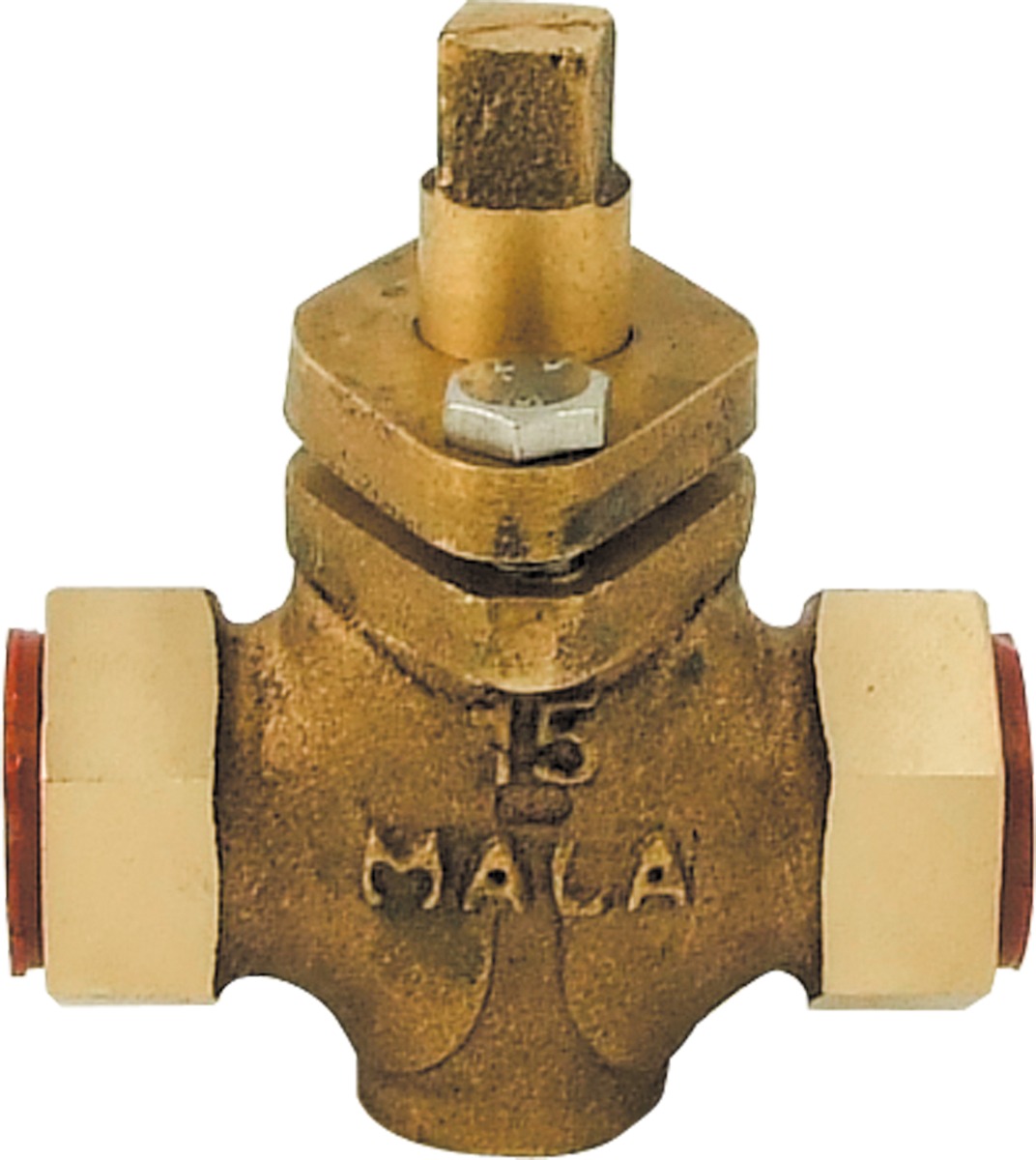 1/2" BSP 2 Way Gland Packed Bronze Plug Valve from IBHS Ltd